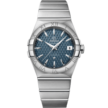 星座系列 38毫米, 精钢表壳 搭配 精钢表链 - 123.10.38.21.03.001 | OMEGA®