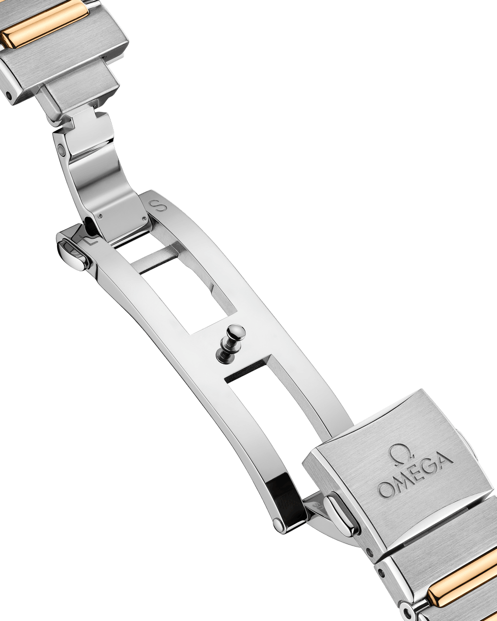 星座系列 29毫米, 精钢-黄色18 k金表壳 搭配 精钢-黄色18 k金表链 - 131.20.29.20.53.001 | OMEGA®