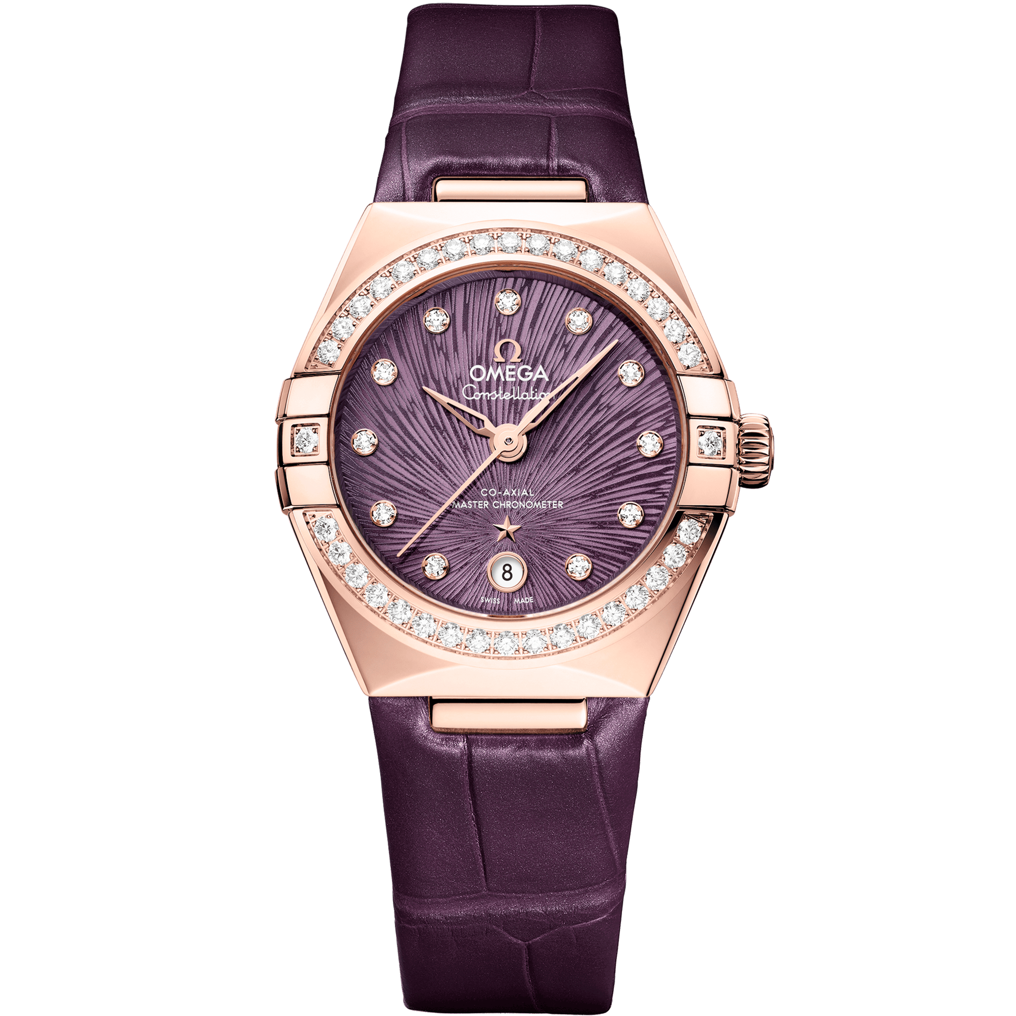 星座系列 29毫米, Sedna™ 18k金表壳 搭配 鳄鱼皮 - 131.58.29.20.60.002 | OMEGA®