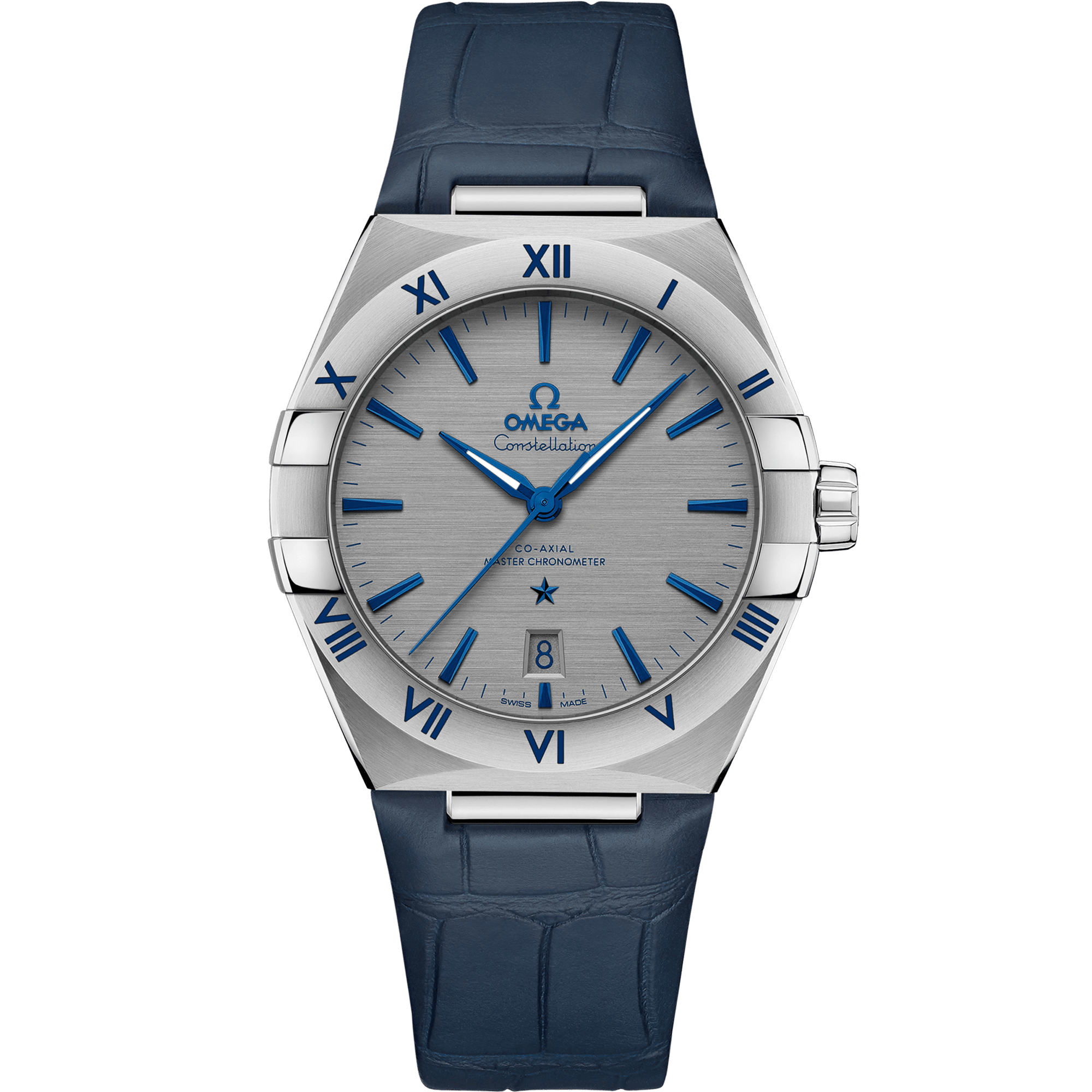 星座系列 39毫米, 精钢表壳 搭配 皮表带 - 131.13.39.20.06.002 | OMEGA®