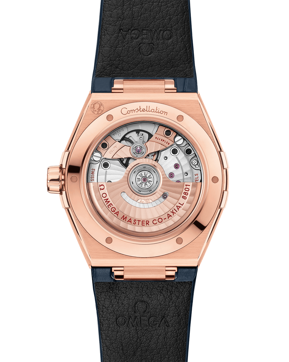 星座系列 39毫米, Sedna™ 18k金表壳 搭配 皮表带 - 131.53.39.20.03.001 | OMEGA®