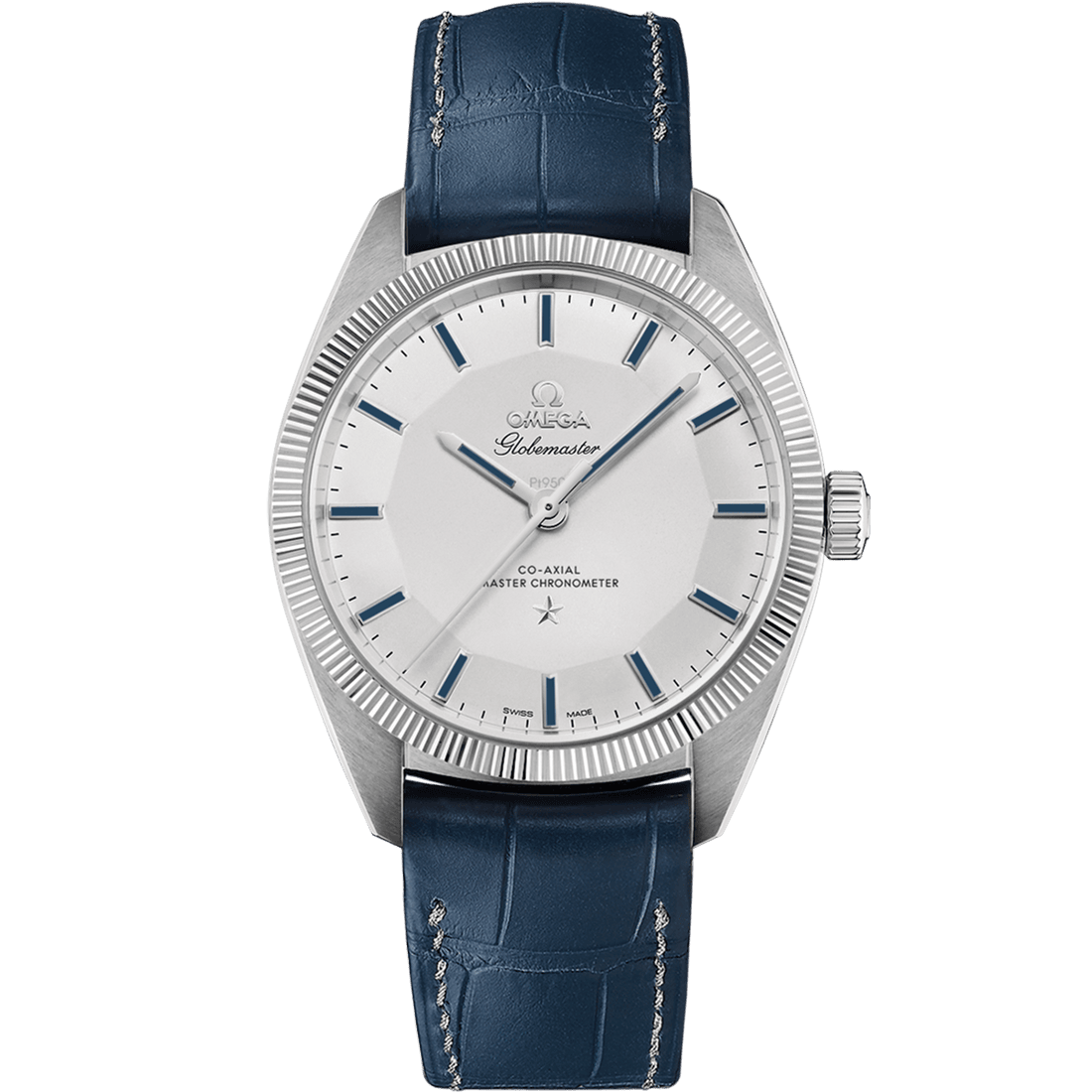 星座系列 尊霸腕表 39毫米, 铂金 搭配 皮表带 - 130.93.39.21.99.001 | OMEGA®