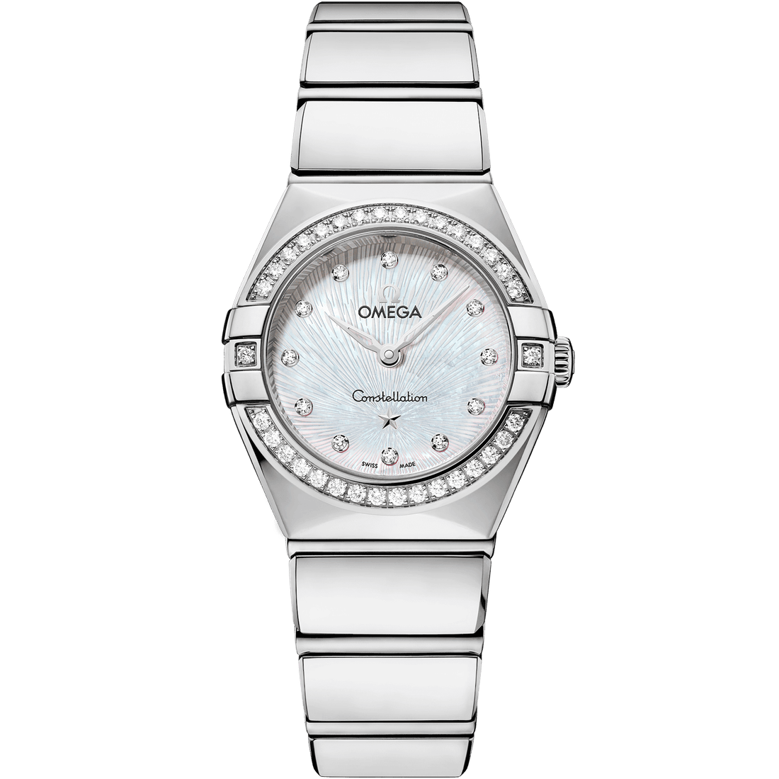 星座系列 25毫米, 精钢表壳 搭配 精钢表链 - 131.15.25.60.55.002 | OMEGA®