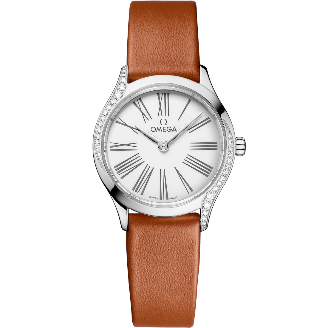 碟飞系列 Mini名典腕表 26毫米, 精钢表壳 搭配 皮表带 - 428.17.26.60.04.004 | OMEGA®