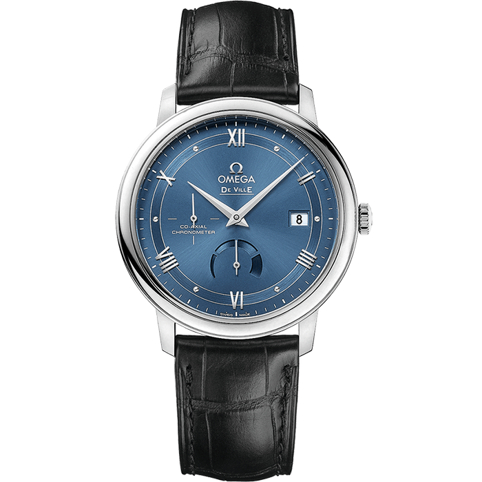 碟飞系列 典雅腕表 39.5毫米, 精钢表壳 搭配 皮表带 - 424.13.40.21.03.002 | OMEGA®