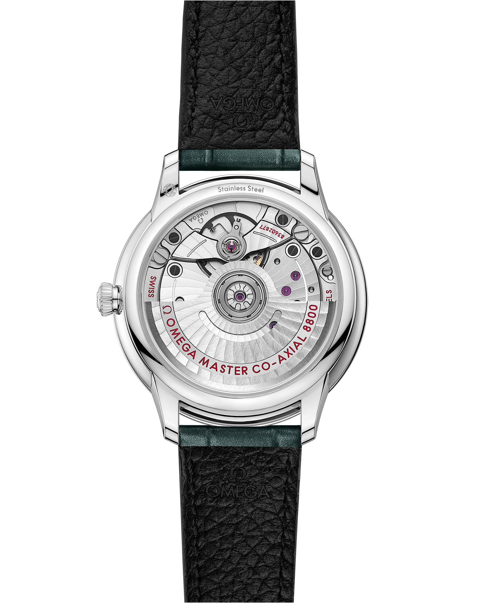 碟飞系列 典雅腕表 34毫米, 精钢表壳 搭配 皮表带 - 434.13.34.20.60.001 | OMEGA®