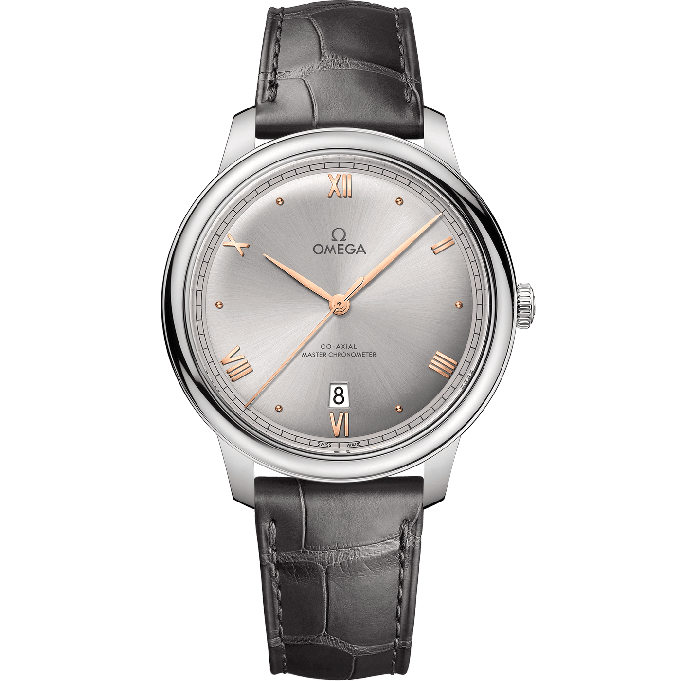 碟飞系列 典雅腕表 40毫米, 精钢表壳 搭配 皮表带 - 434.13.40.20.06.001 | OMEGA®