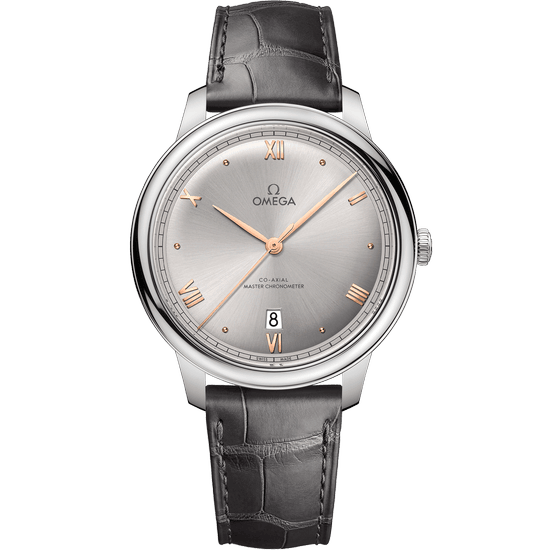 碟飞系列 典雅腕表 40毫米, 精钢表壳 搭配 皮表带 - 434.13.40.20.06.001 | OMEGA®