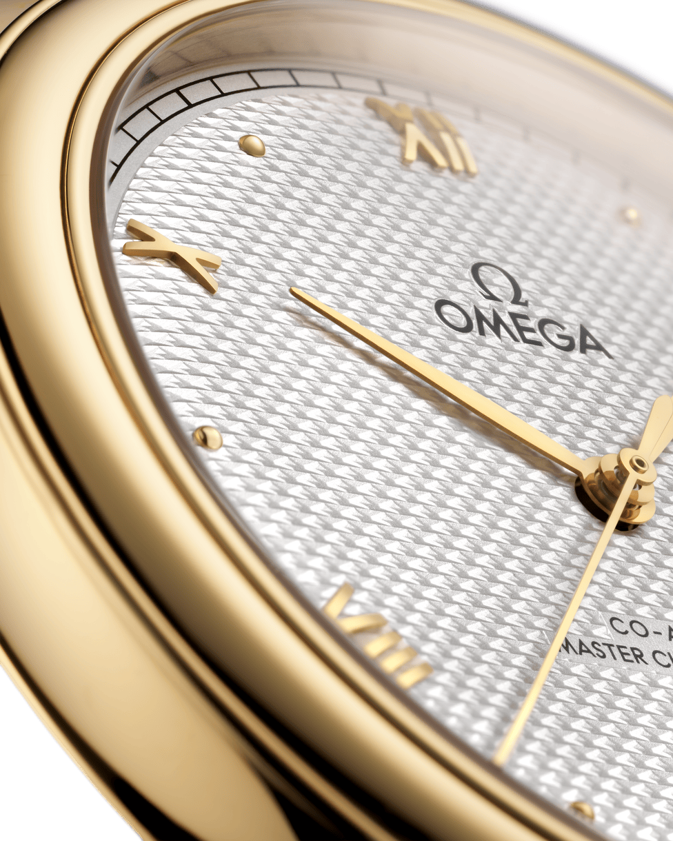 碟飞系列 典雅腕表 40毫米, 黄色18 k金表壳 搭配 皮表带 - 434.53.40.20.02.002 | OMEGA®