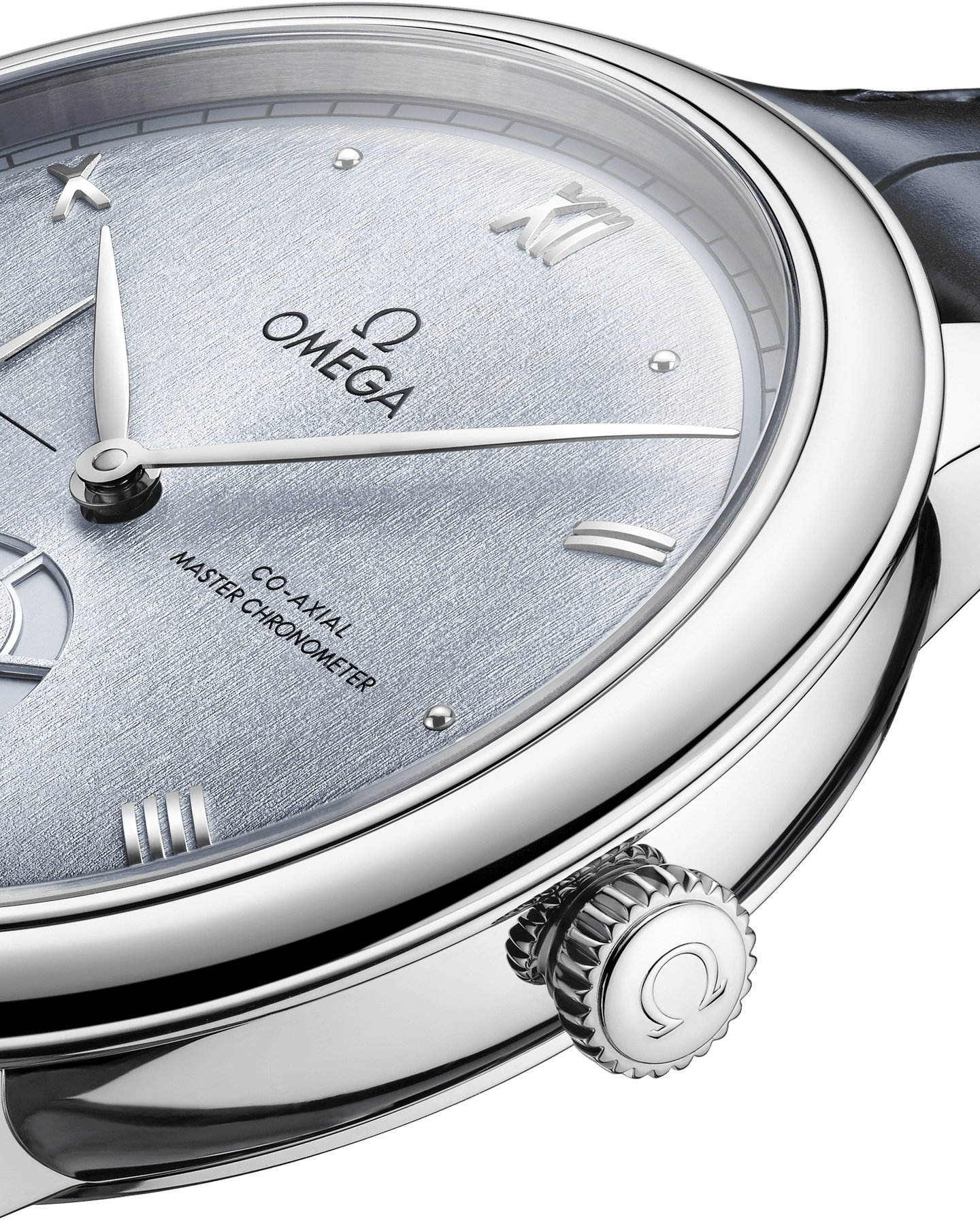 碟飞系列 典雅腕表 41毫米, 精钢表壳 搭配 皮表带 - 434.13.41.21.03.001 | OMEGA®