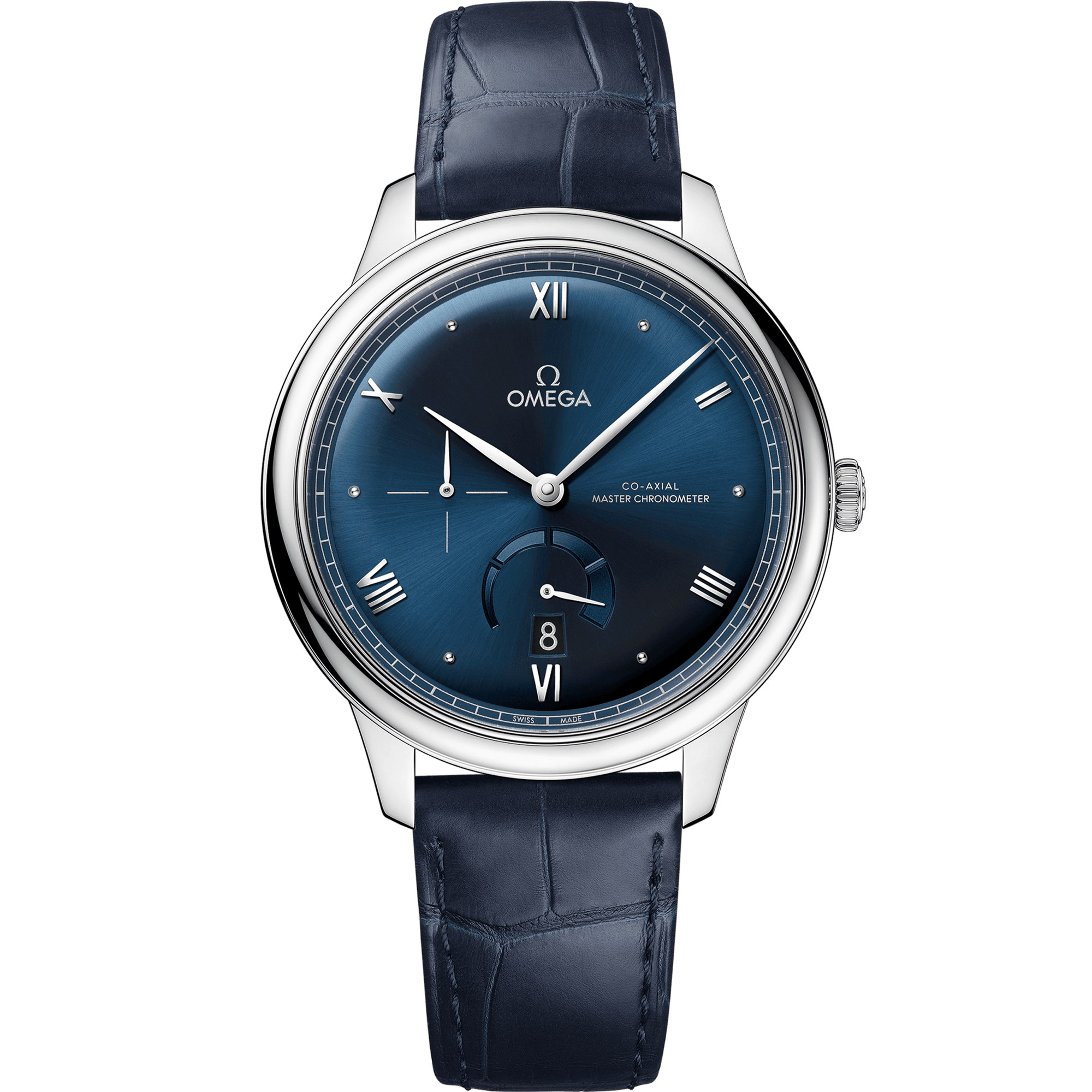 碟飞系列 典雅腕表 41毫米, 精钢表壳 搭配 皮表带 - 434.13.41.21.03.002 | OMEGA®