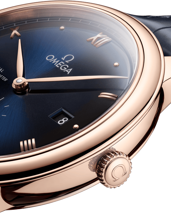 碟飞系列 典雅腕表 41毫米, Sedna™ 18k金表壳 搭配 皮表带 - 434.53.41.20.03.001 | OMEGA®