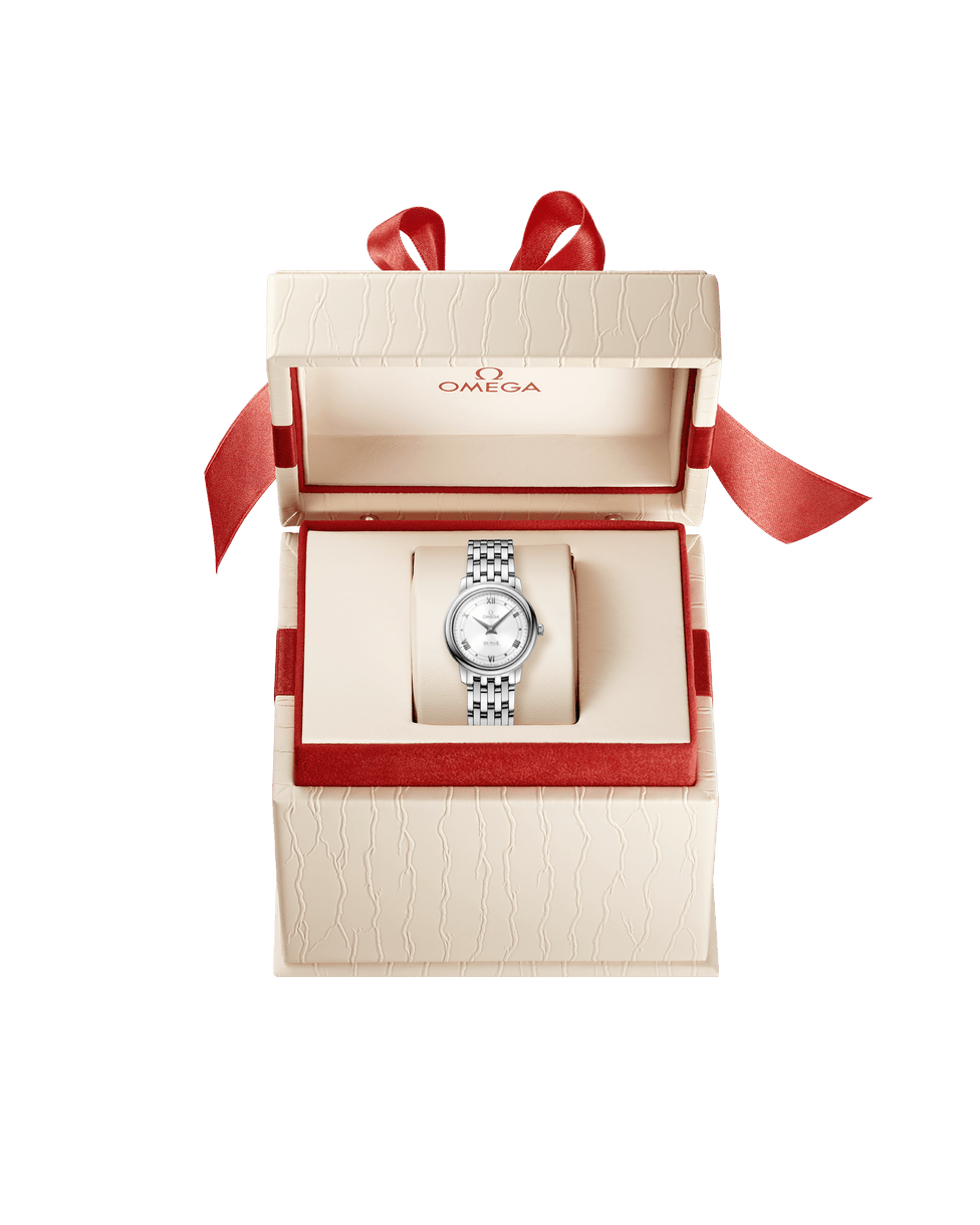 碟飞系列 典雅腕表 27.4毫米, 精钢表壳 搭配 精钢表链 - 424.10.27.60.04.001 | OMEGA®