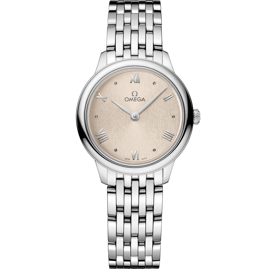 碟飞系列 典雅腕表 27.5毫米, 精钢表壳 搭配 精钢表链 - 434.10.28.60.09.001 | OMEGA®