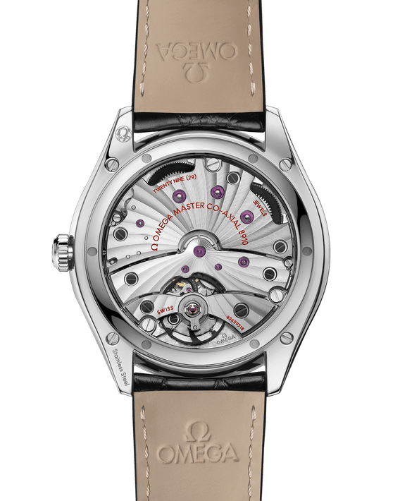 碟飞系列 名典腕表 40毫米, 精钢表壳 搭配 皮表带 - 435.13.40.21.02.001 | OMEGA®