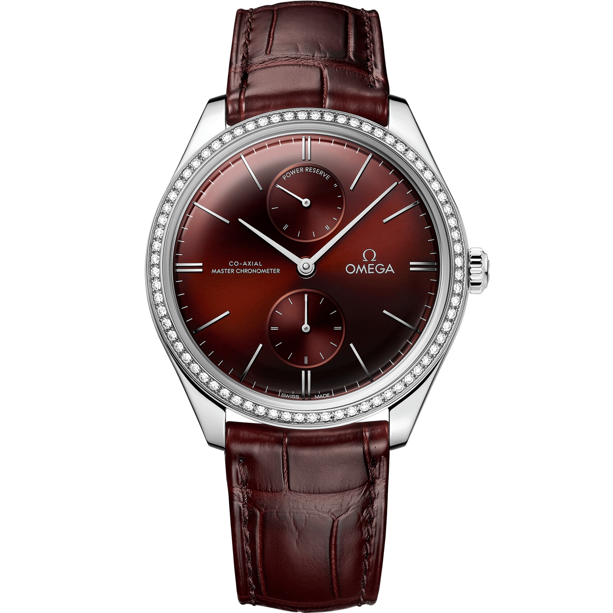 碟飞系列 名典腕表 40毫米, 精钢表壳 搭配 皮表带 - 435.18.40.22.11.001 | OMEGA®