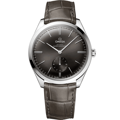 碟飞系列 名典腕表 40毫米, 精钢表壳 搭配 皮表带 - 435.13.40.21.03.002 | OMEGA®