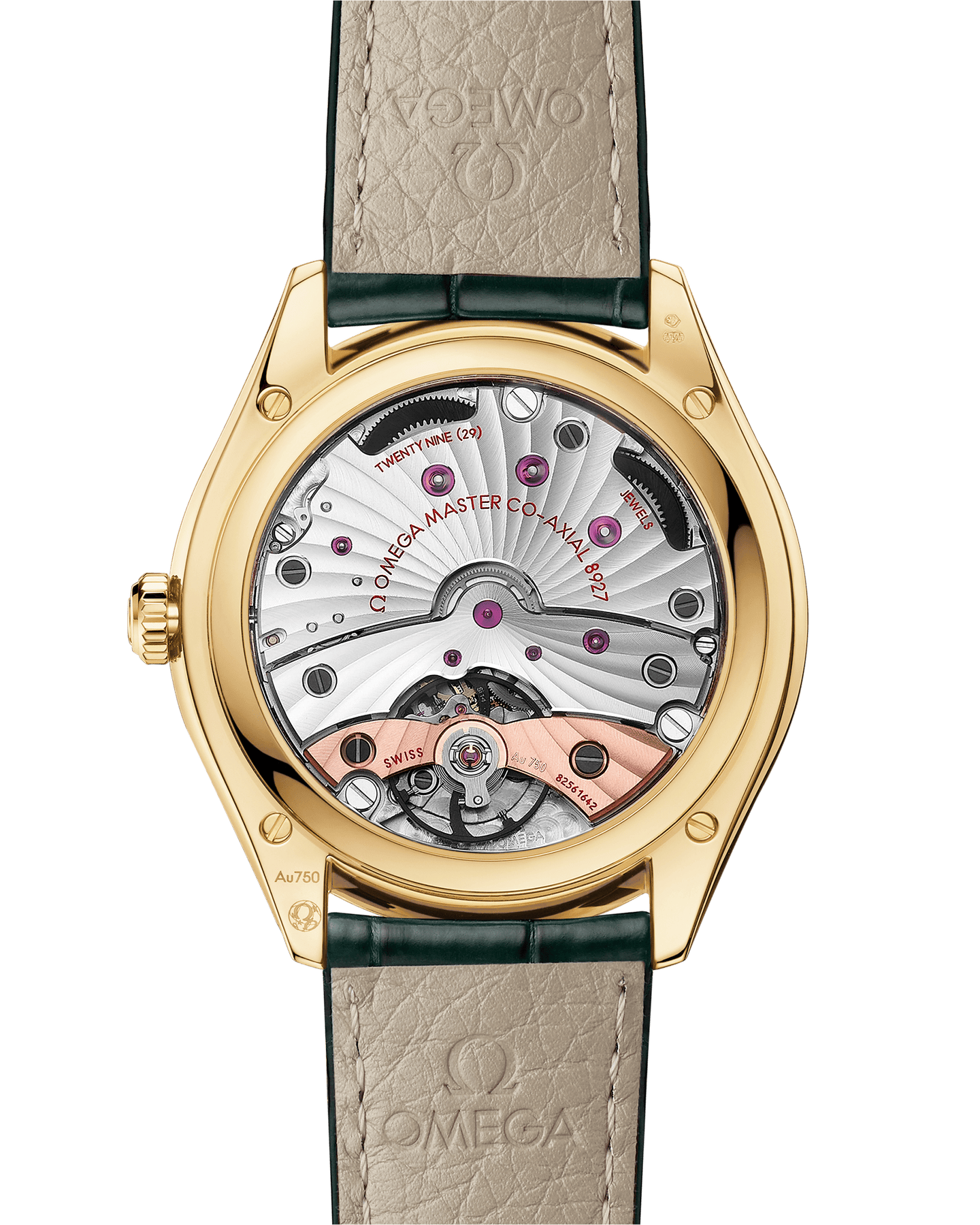 碟飞系列 名典腕表 40毫米, 黄色18 k金表壳 搭配 皮表带 - 435.53.40.21.10.001 | OMEGA®