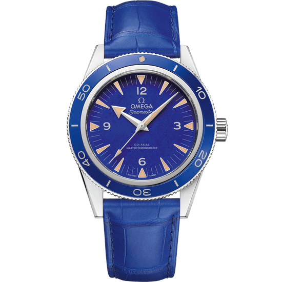 海马系列 海马300 41毫米, 铂金 搭配 皮表带 - 234.93.41.21.99.002 | OMEGA®