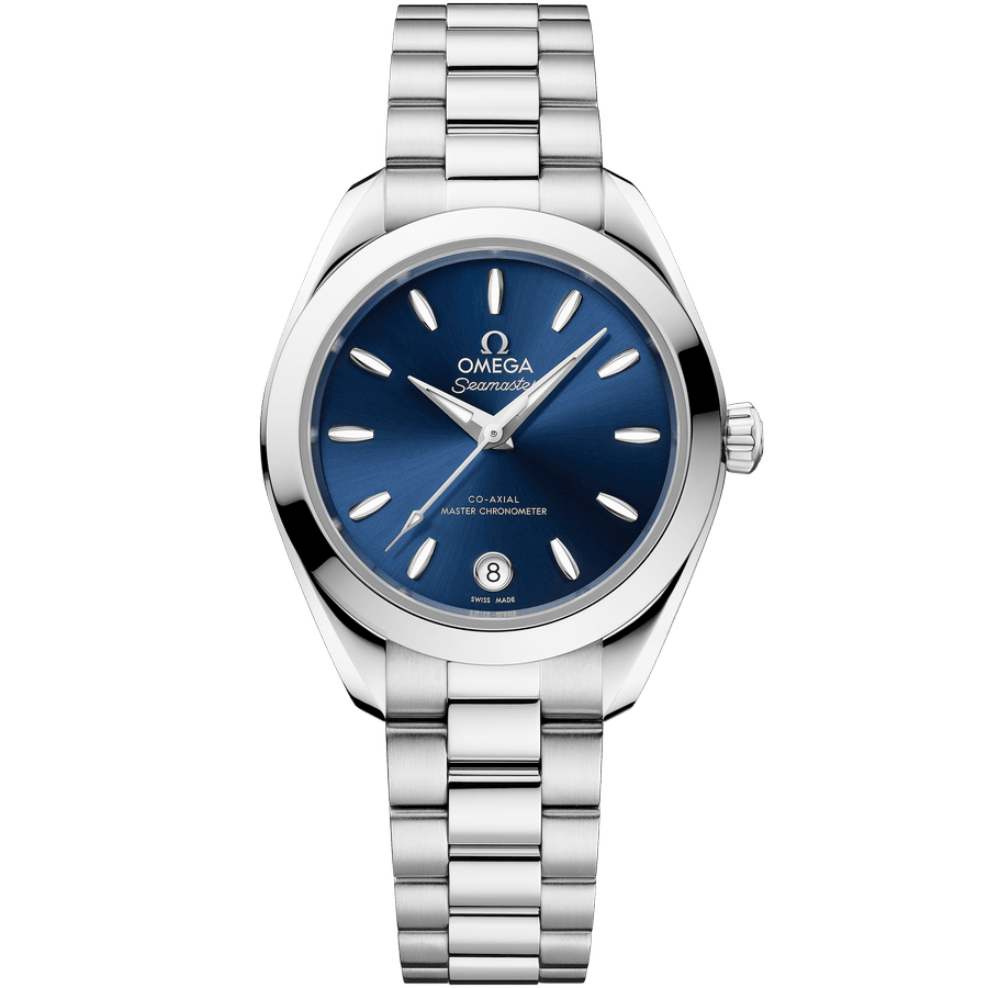 海马系列 AQUA TERRA 150米腕表 30毫米, 精钢表壳 搭配 精钢表链 - 220.10.30.20.03.001 | OMEGA®