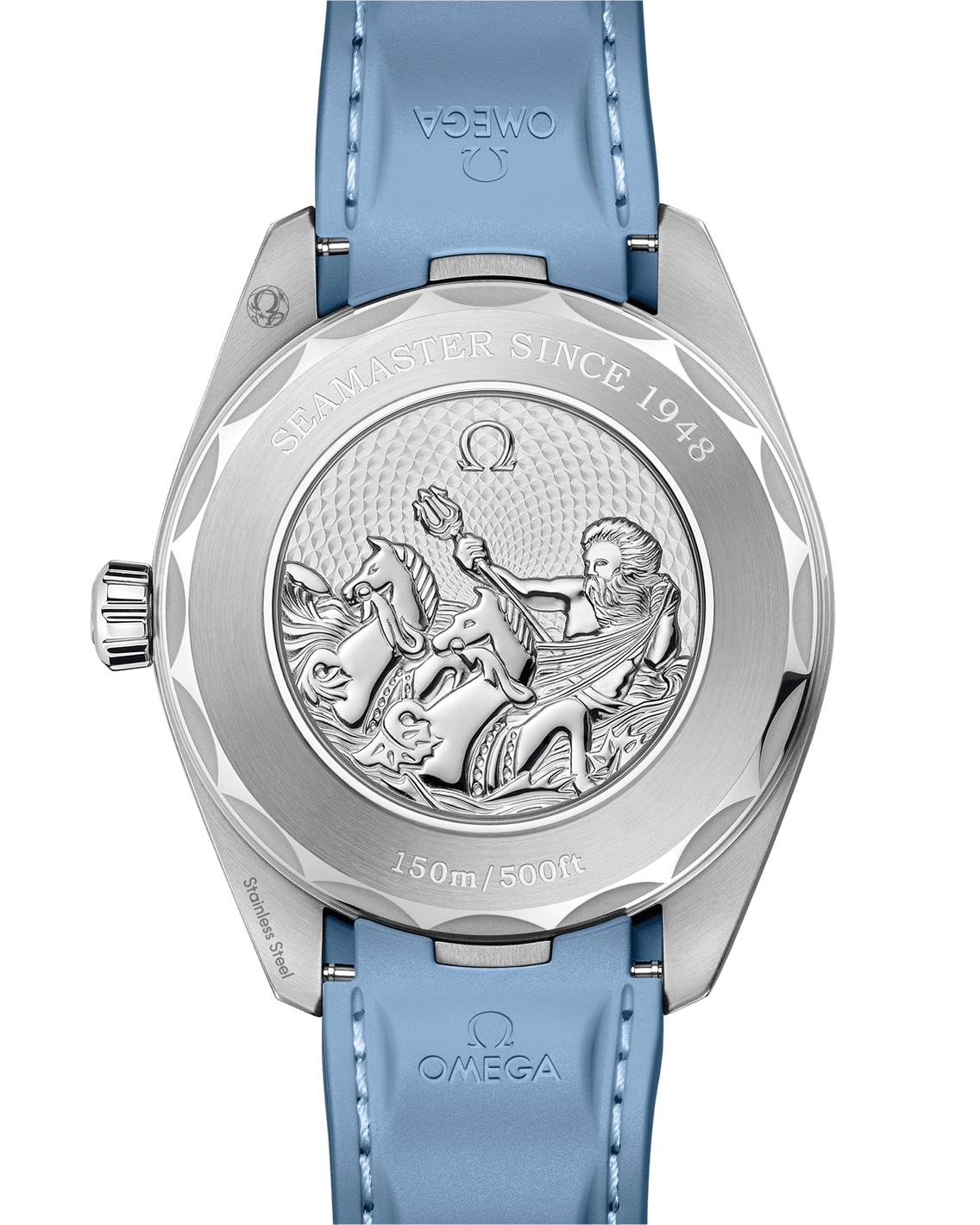 海马系列 AQUA TERRA 150米腕表 43毫米, 精钢表壳 搭配 橡胶表带 - 220.12.43.22.03.002 | OMEGA®