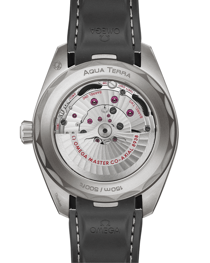海马系列 AQUA TERRA 150米腕表 43毫米, 钛金属表壳 搭配 橡胶表带 - 220.92.43.22.99.001 | OMEGA®