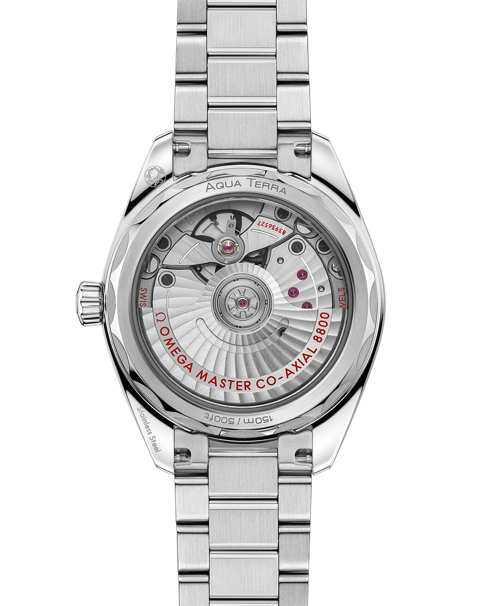 海马系列AQUA TERRA SHADES腕表 34毫米, 精钢表壳 搭配 精钢表链 - 220.10.34.20.03.002 | OMEGA®