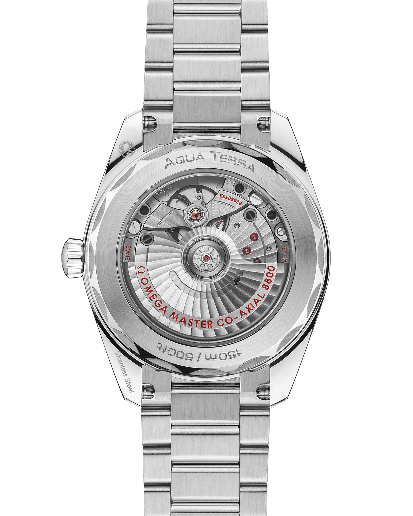 海马系列AQUA TERRA SHADES腕表 38毫米, 精钢表壳 搭配 精钢表链 - 220.10.38.20.03.003 | OMEGA®