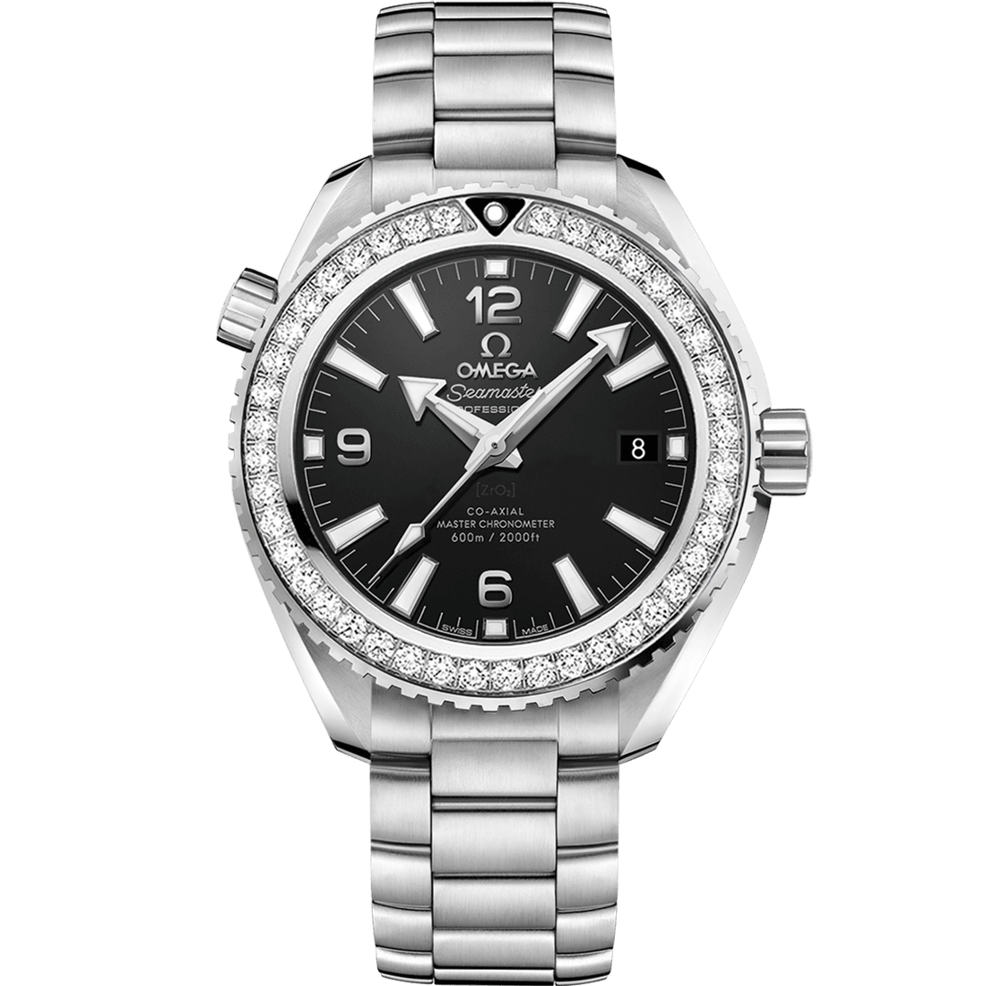 海马系列 海洋宇宙600米 39.5毫米, 精钢表壳 搭配 精钢表链 - 215.15.40.20.01.001 | OMEGA®