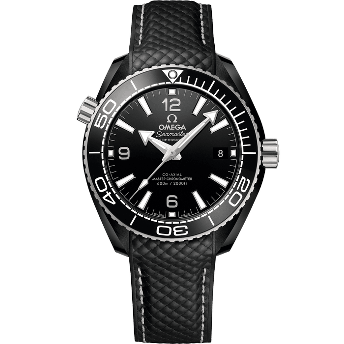 海马系列 海洋宇宙600米 39.5毫米, 黑色陶瓷表壳 搭配 橡胶表带 - 215.92.40.20.01.001 | OMEGA®