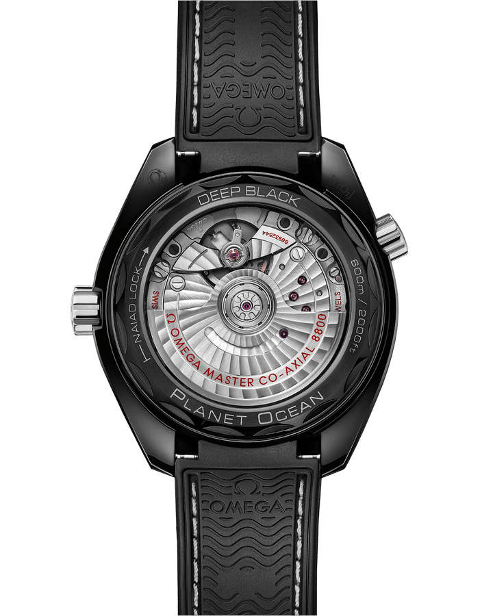 海马系列 海洋宇宙600米 39.5毫米, 黑色陶瓷表壳 搭配 橡胶表带 - 215.92.40.20.01.001 | OMEGA®