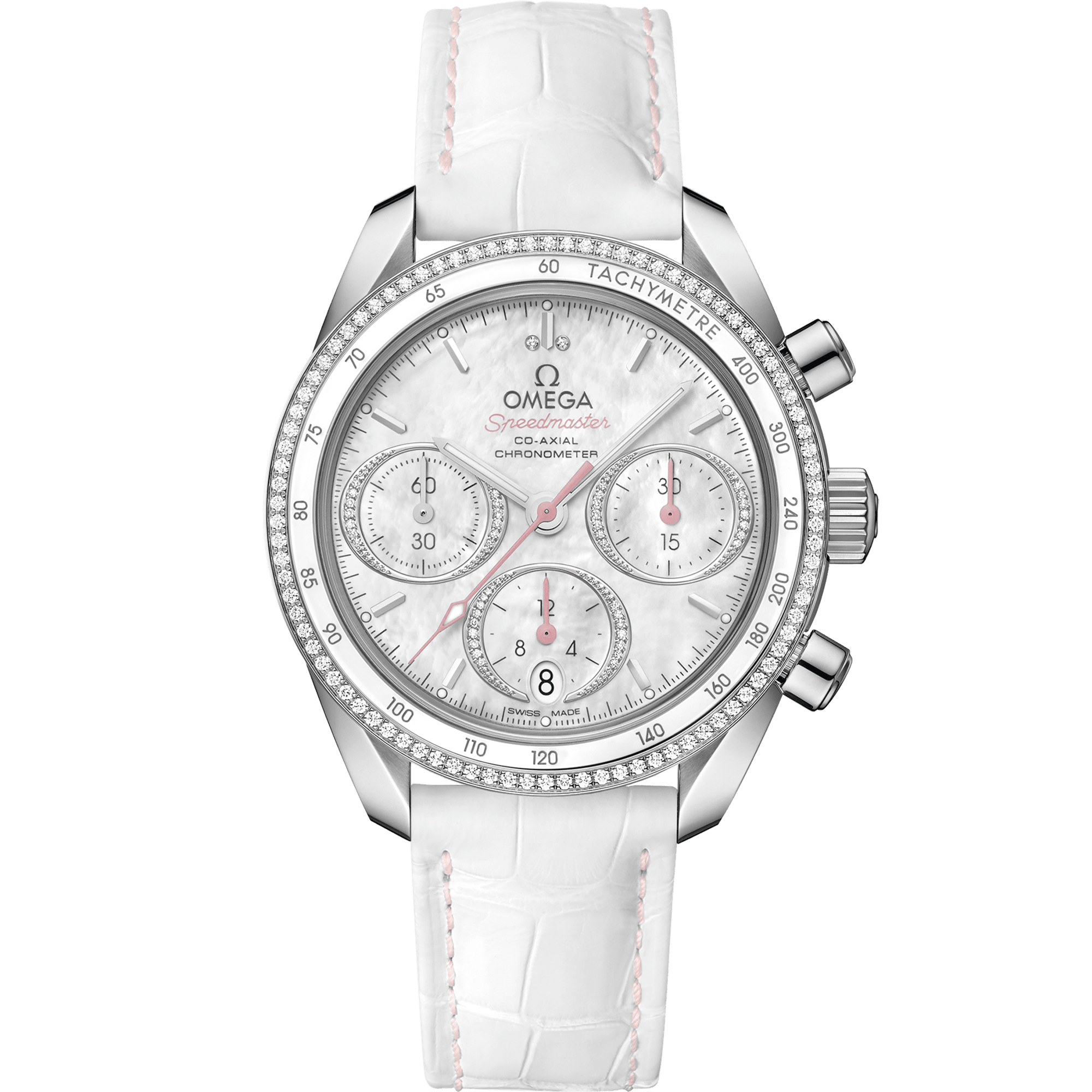 超霸系列 超霸38毫米腕表 38毫米, 精钢表壳 搭配 皮表带 - 324.38.38.50.55.001 | OMEGA®