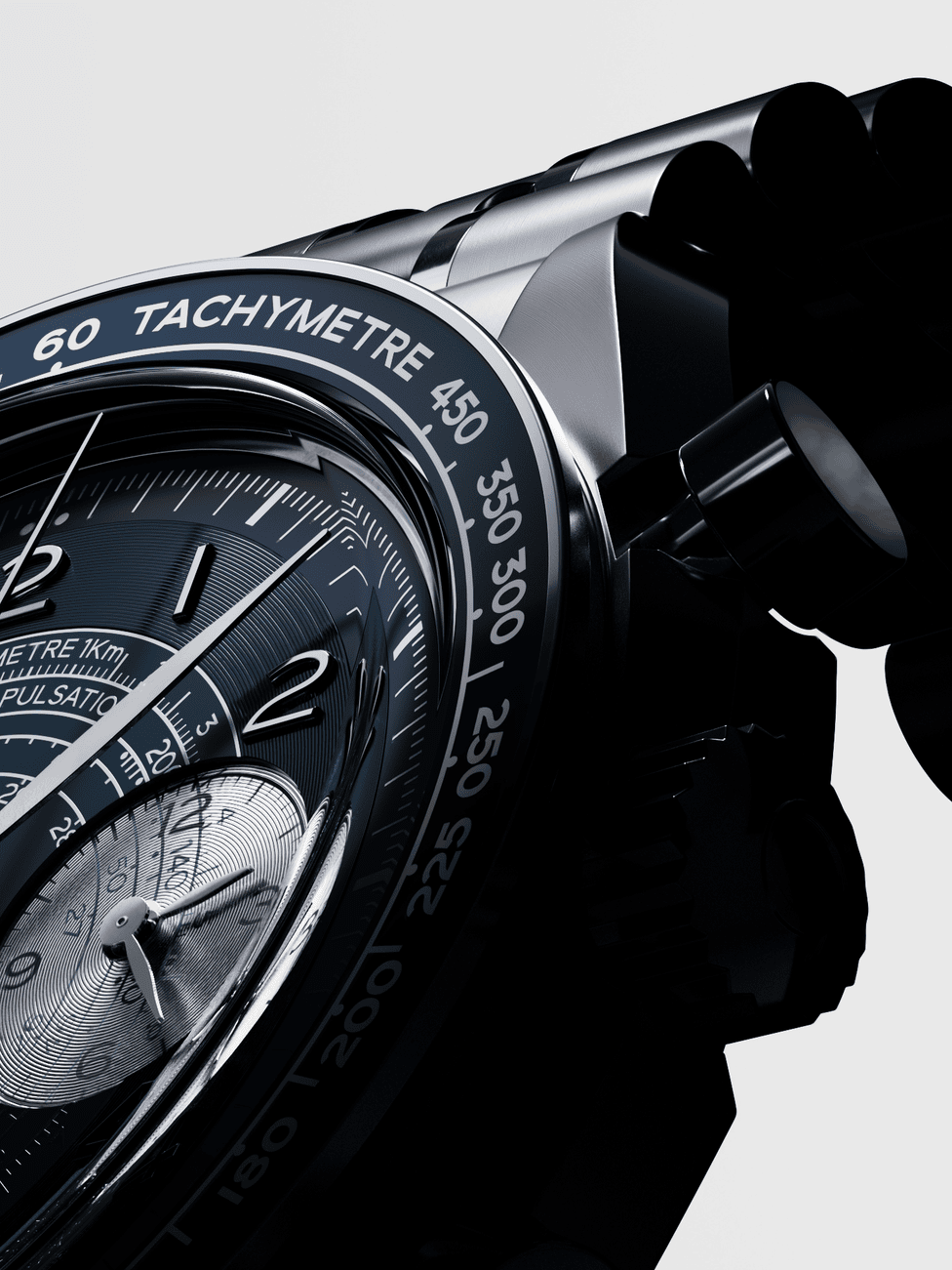 超霸系列 Chronoscope腕表 43毫米, 精钢表壳 搭配 精钢表链 - 329.30.43.51.03.001 | OMEGA®