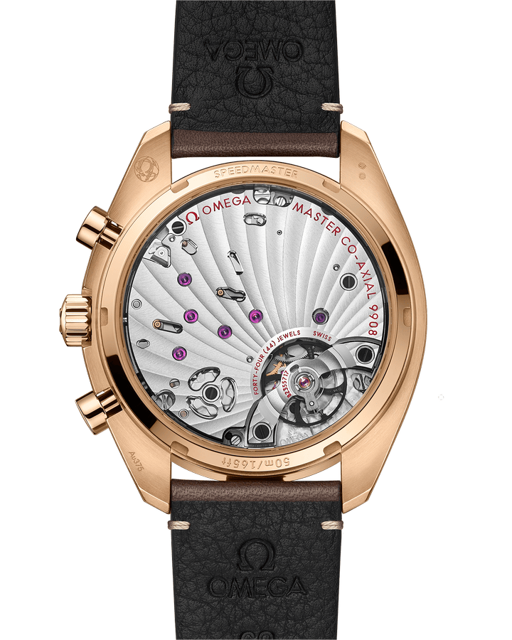 超霸系列 Chronoscope腕表 43毫米, 青铜金 搭配 皮表带 - 329.92.43.51.10.001 | OMEGA®