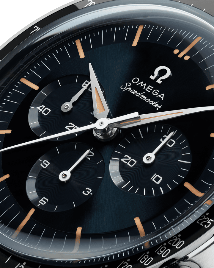 超霸系列 首枚欧米茄太空表 39.7毫米, 精钢表壳 搭配 皮表带 - 310.32.40.50.06.001 | OMEGA®