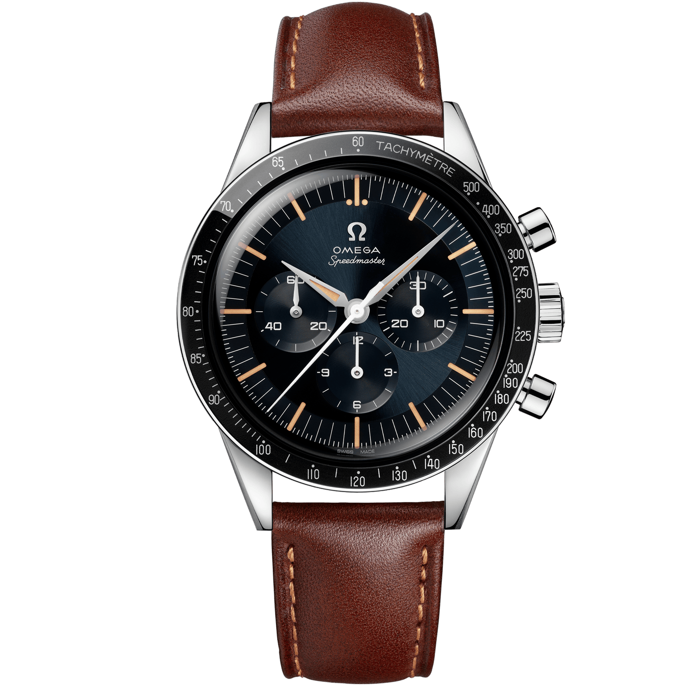 超霸系列 首枚欧米茄太空表 39.7毫米, 精钢表壳 搭配 皮表带 - 310.32.40.50.06.002 | OMEGA®