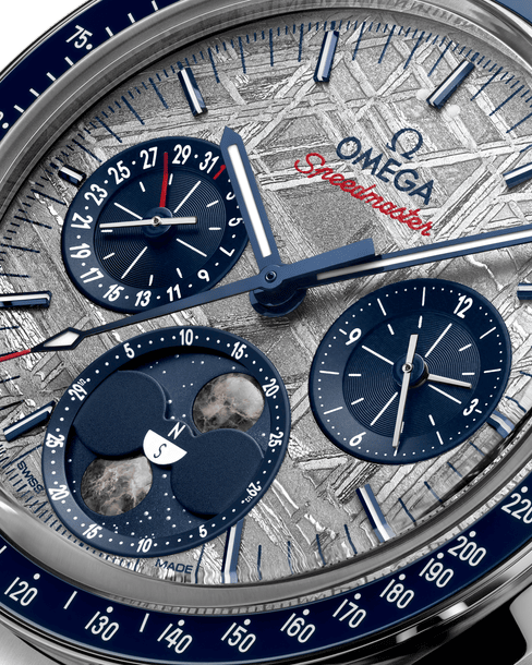 超霸系列 月相功能 “陨石”腕表 - 304.30.43.52.06.001 | OMEGA®
