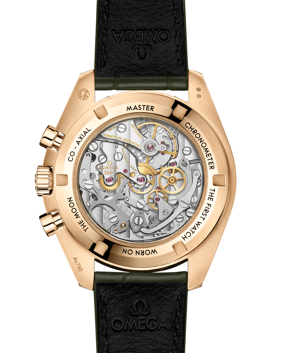 超霸系列 专业月球表 42毫米, Moonshine 18k金表壳 搭配 皮表带 - 310.63.42.50.10.001 | OMEGA®